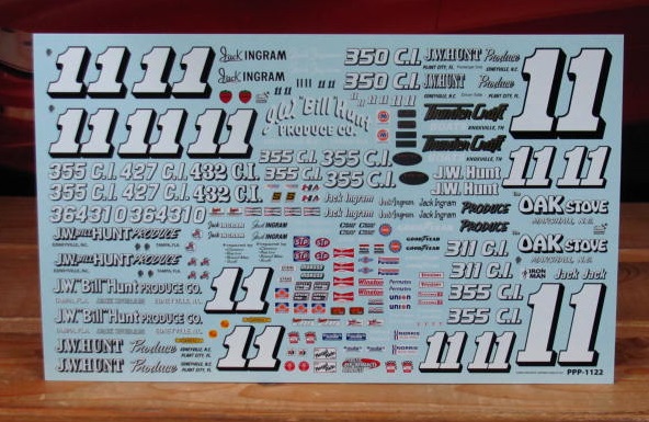 #11 Jack Ingram Sportsman Cars PPP #1122 - Plastic Perfomance Products ...