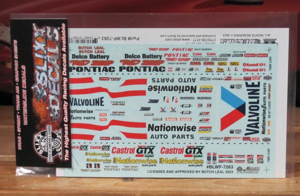 Slixx #7263 Butch Leal 1985-88 Firebird Pro Stock - Slixx - Drag Racing ...