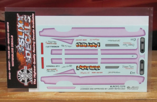 Slixx #7270 Larry Reyes Barracuda Funny Car - Slixx - Drag Racing Decals