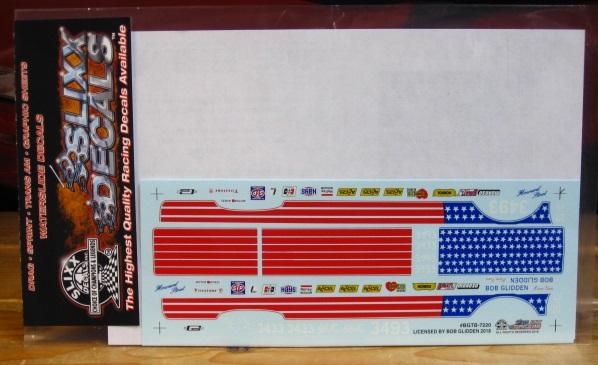 Slixx #7220 Bob Glidden 1964 Thunderbolt - Slixx - Drag Racing Decals