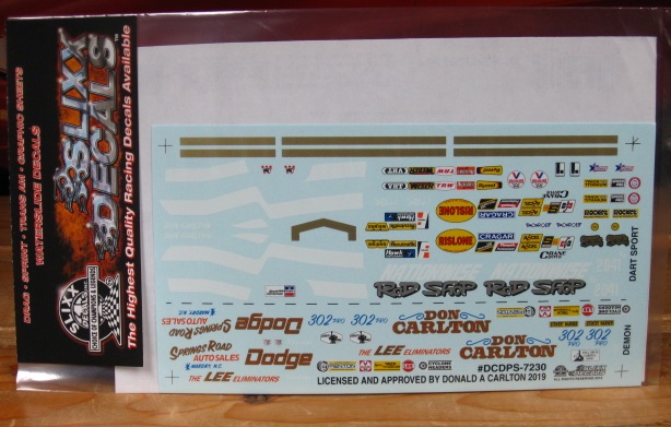 Slixx #7230 Don Carlton The Rod Shop Pro Stock Dodge Demon - Slixx ...