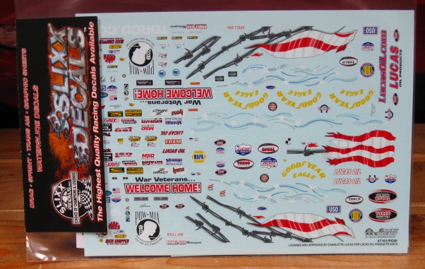 Slixx #7101 Melanie Troxel 2007 Top Fuel - Slixx - Drag Racing Decals