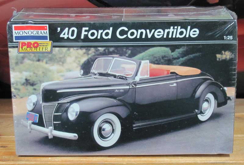 Monogram 1940 Ford Convertible Pro Modeler Kit Sealed - Revell/Monogram ...