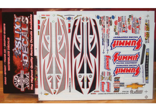 Slixx #7190 Summit Pro Stock Camaro Red or White Car - Slixx - Drag ...